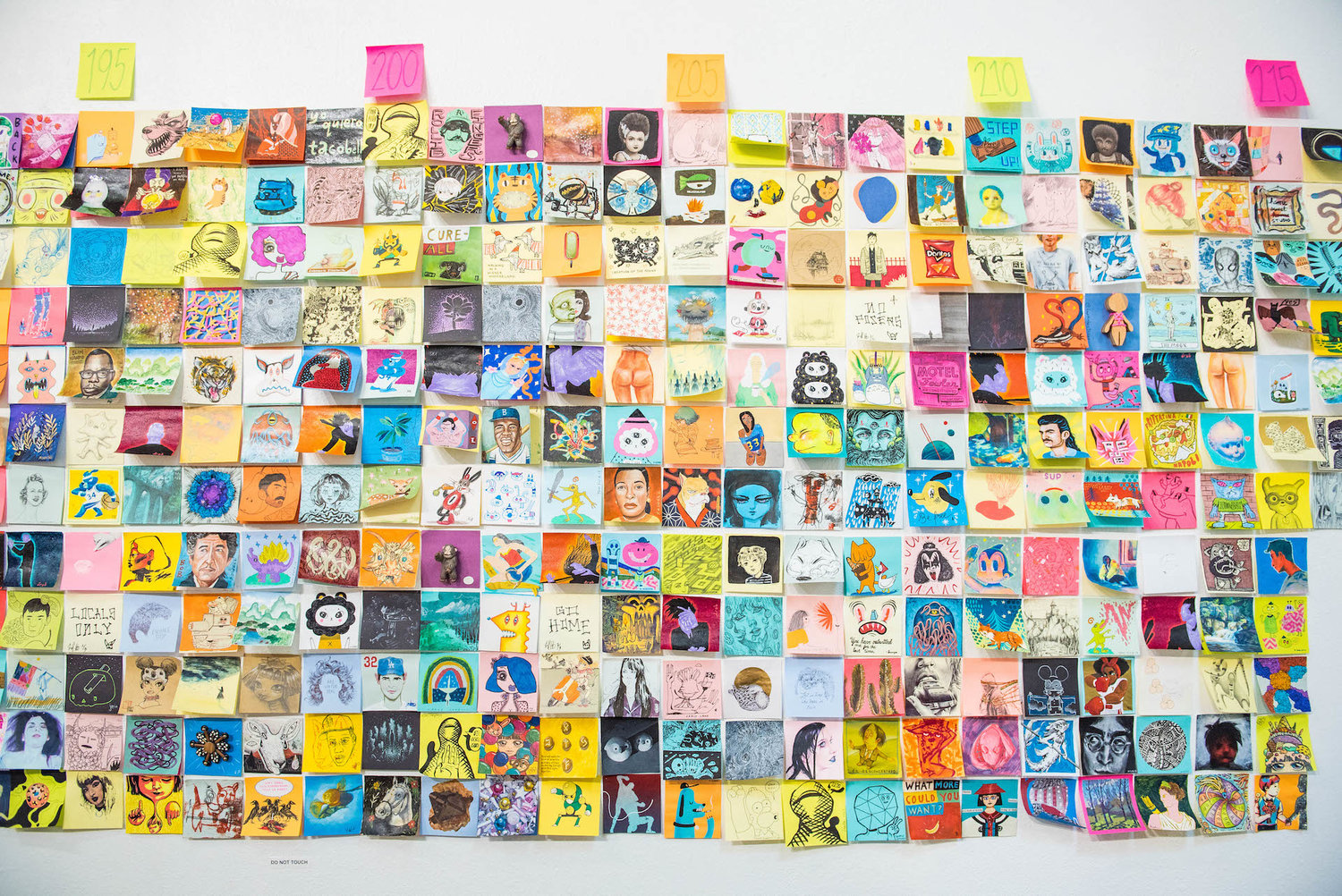 Matt Groening colabora en una exposición de arte en Post-it ...