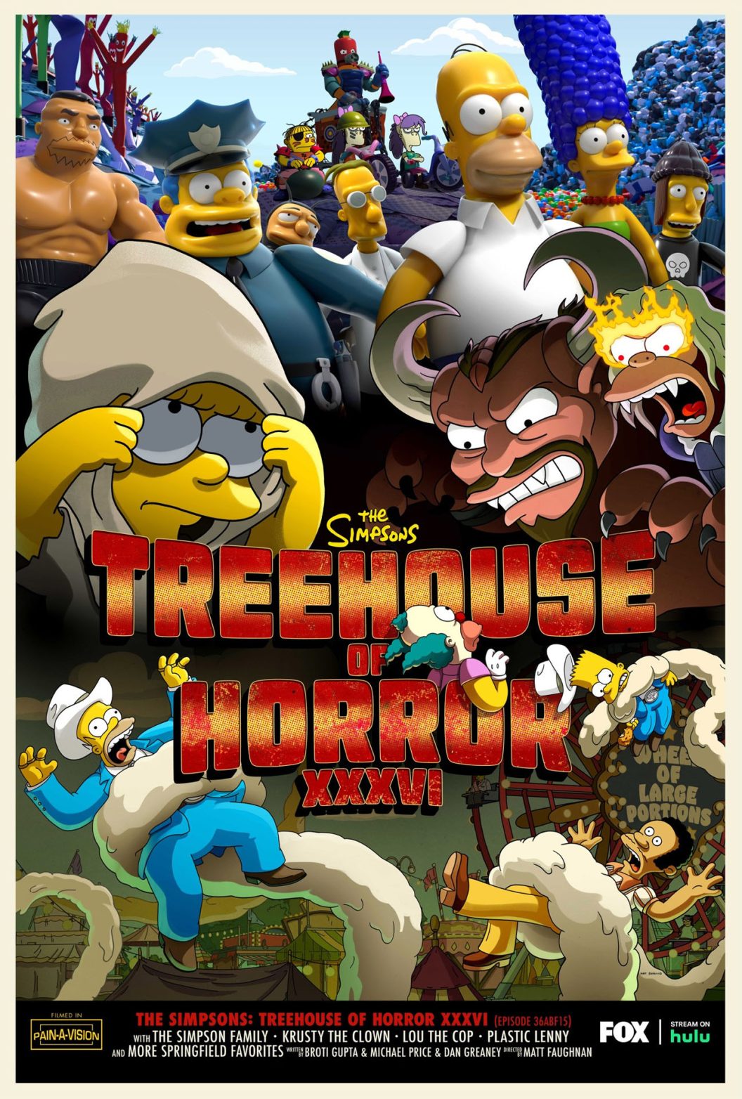«Treehouse of Horror XXXVI» luce su terrorífico póster oficial ...