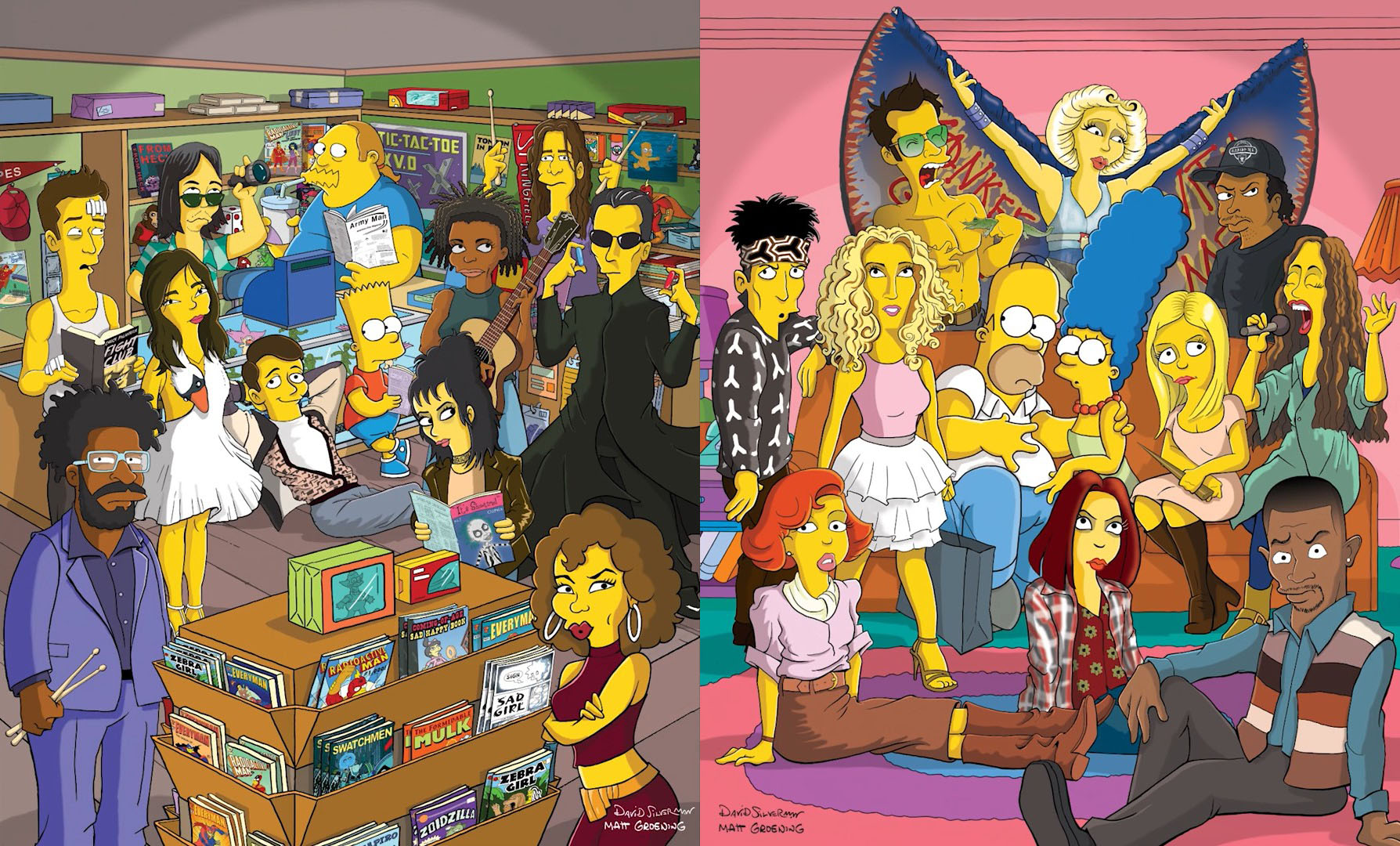 David Silverman “simpsoniza” a las estrellas de la Generación X para T ...